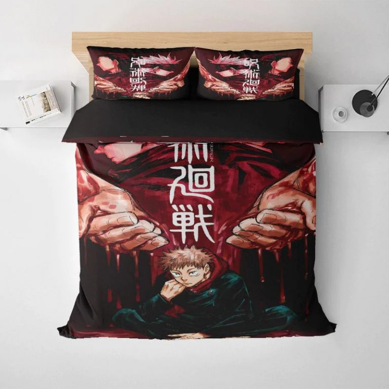 Jujutsu Kaisen Bedding – Anime Itadori Yuji Character Soft Bedding ...